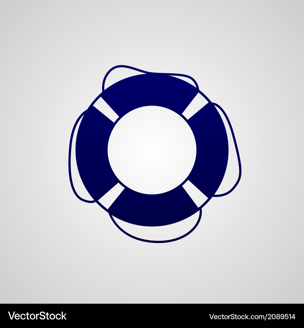 Lifebuoy icon Royalty Free Vector Image - VectorStock