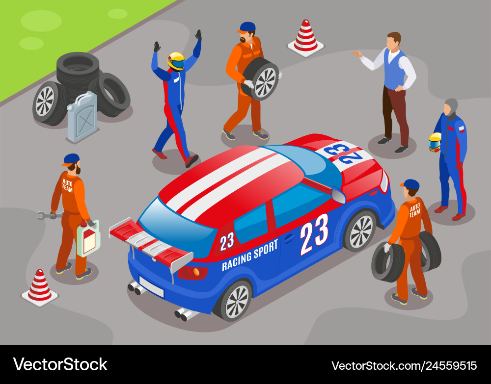 Racing sports background Royalty Free Vector Image
