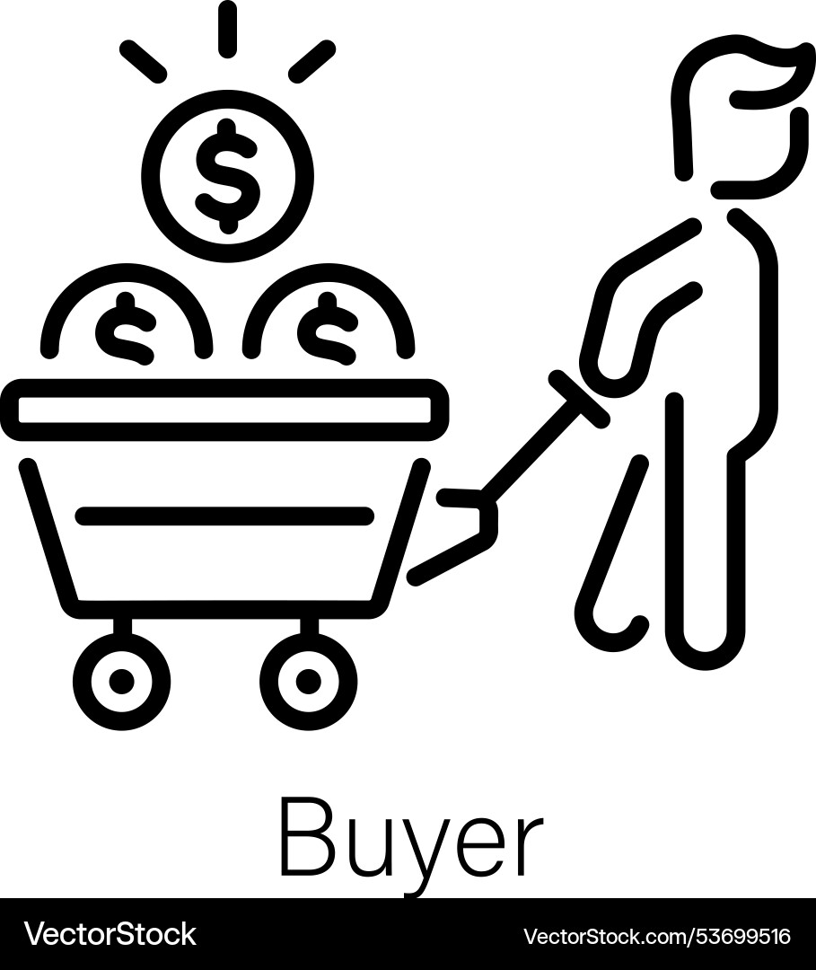 Buyer Royalty Free Vector Image - VectorStock