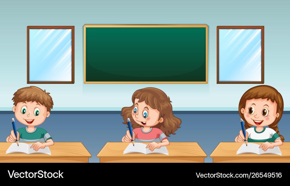 Clipart Student Writing