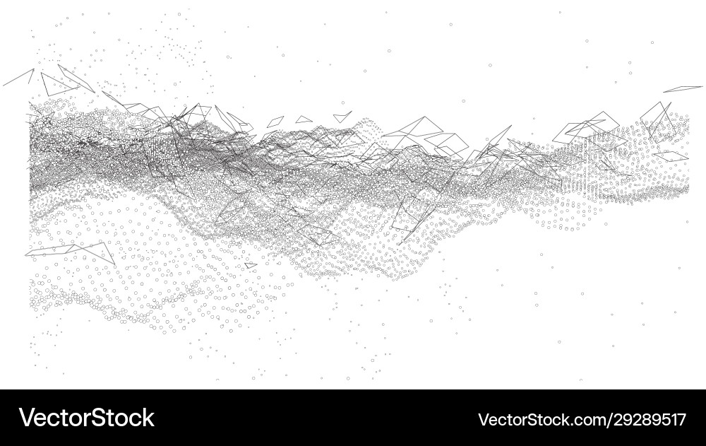 Background consisting dots and lines Royalty Free Vector