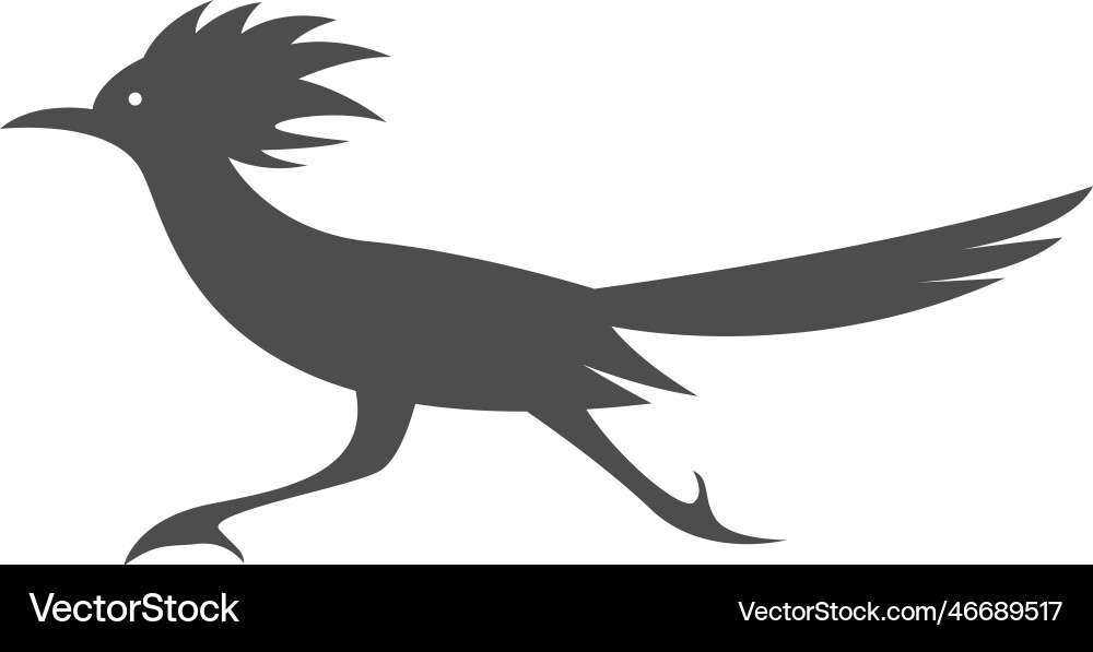 Roadrunner logo icon design Royalty Free Vector Image
