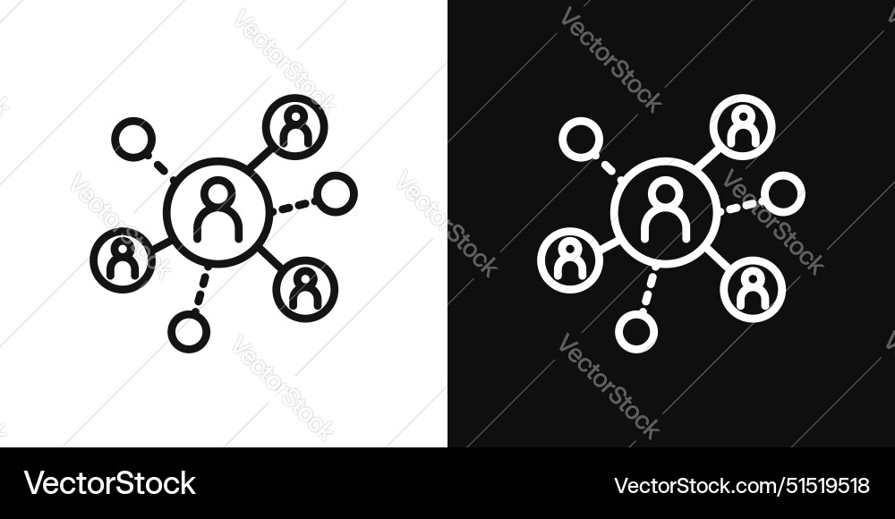 Chart network icon Royalty Free Vector Image - VectorStock