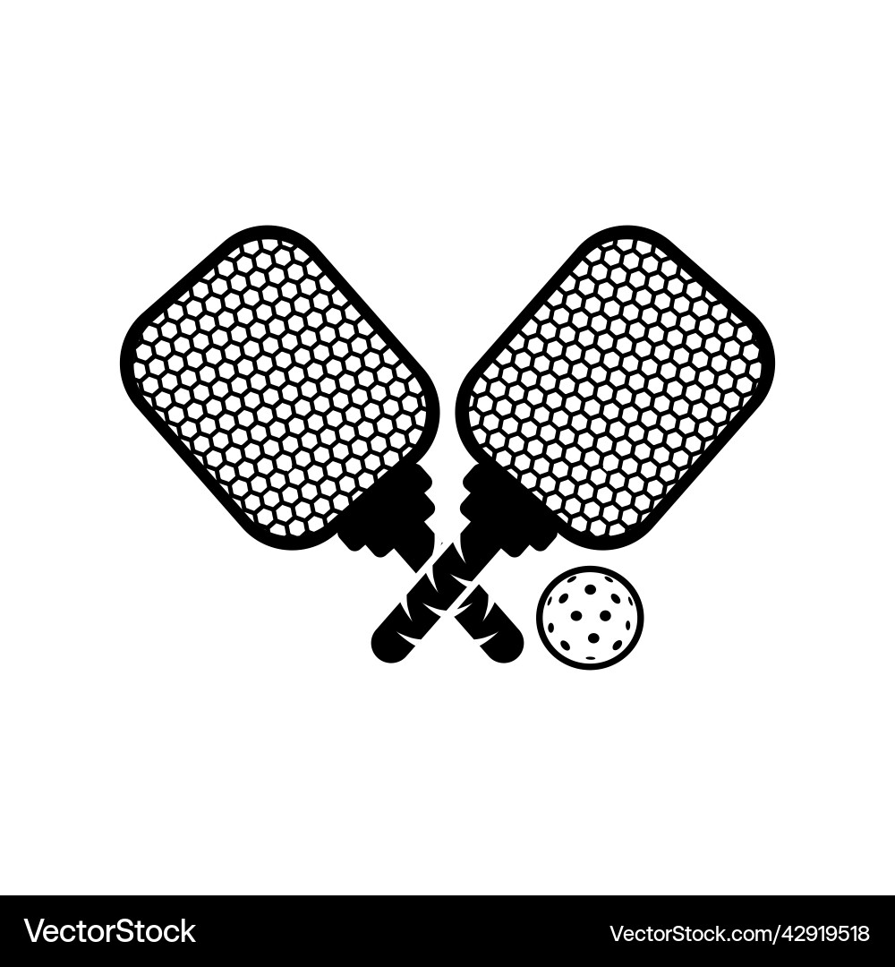 Pickleball 4 Royalty Free Vector Image - VectorStock