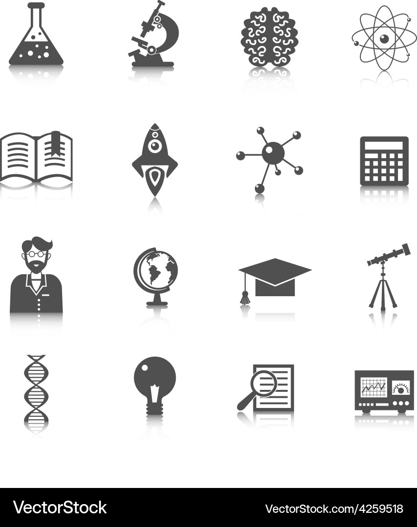 Science and research icon Royalty Free Vector Image