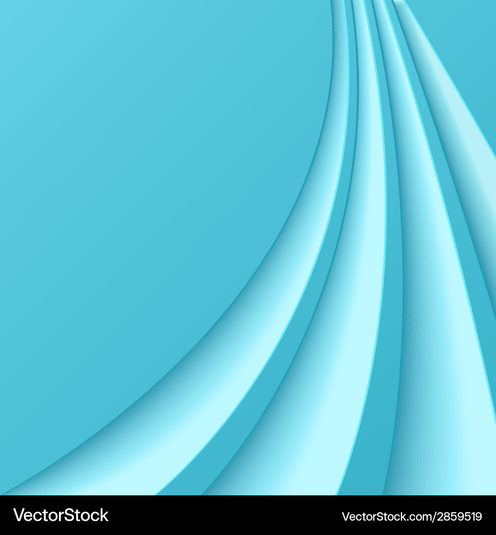 Abstract Blue Curved Lines Background Royalty Free Vector