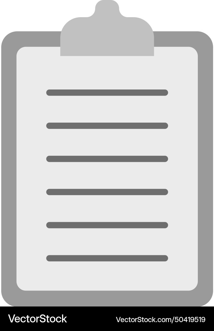 Clipboard icon image Royalty Free Vector Image