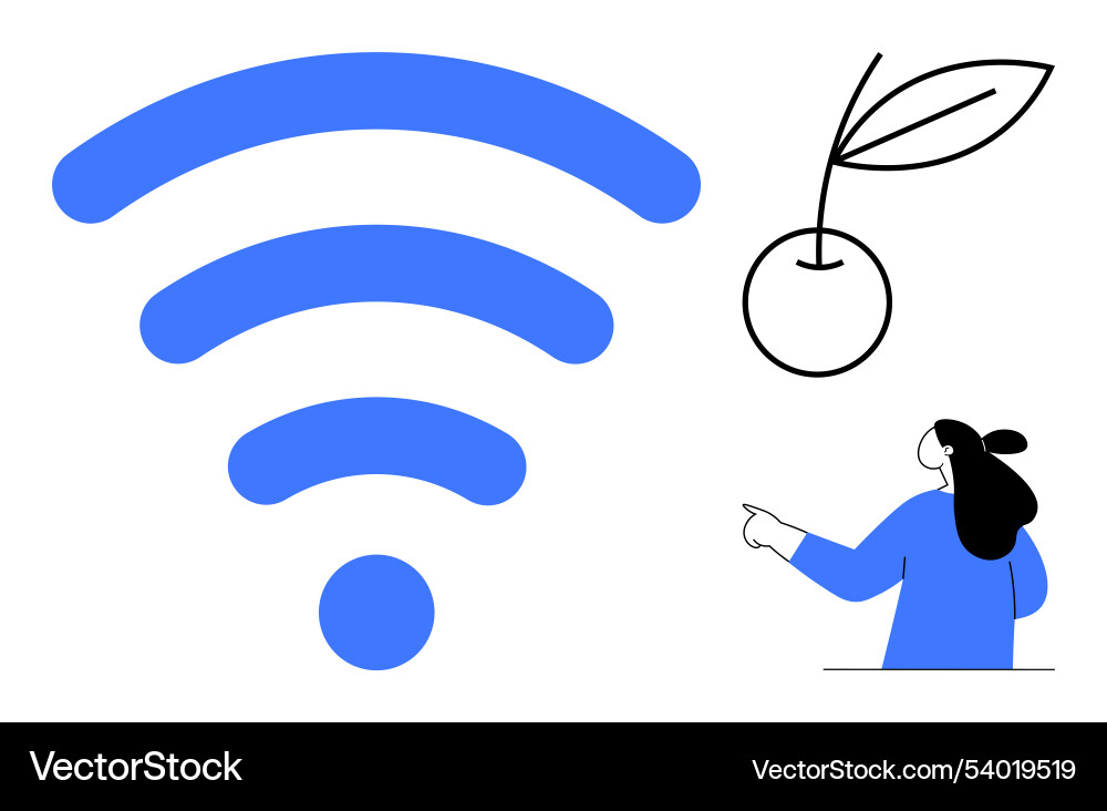 Connectivity and communication symbolized Vector Image