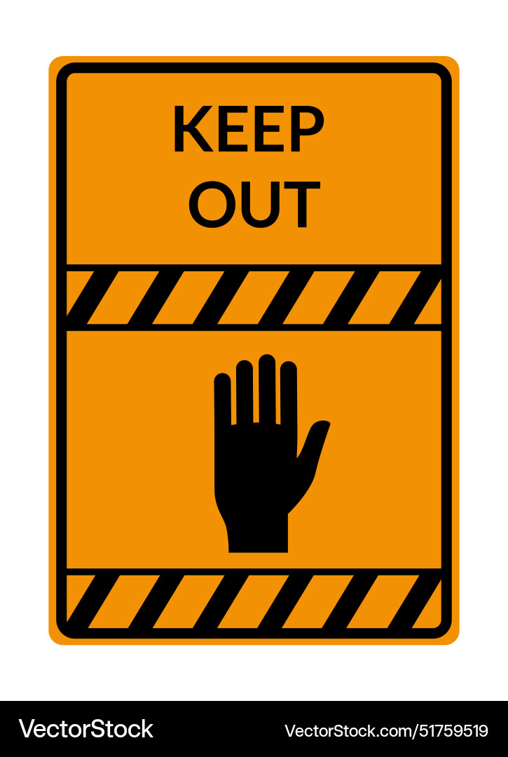 Danger warning board icon caution and dangerous Vector Image