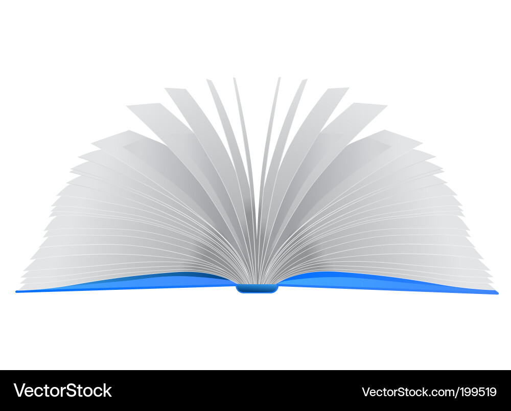 Open book Royalty Free Vector Image - VectorStock