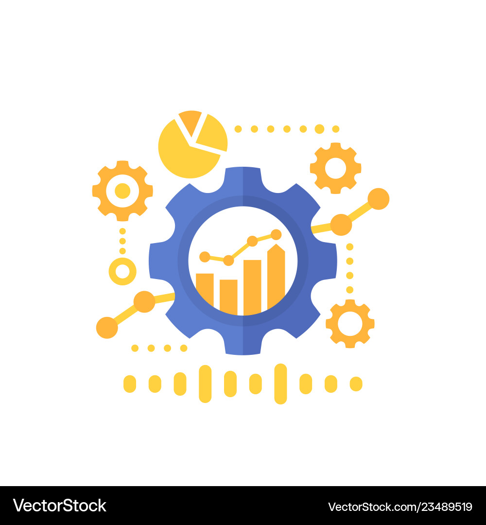 Productivity productive capacity Royalty Free Vector Image