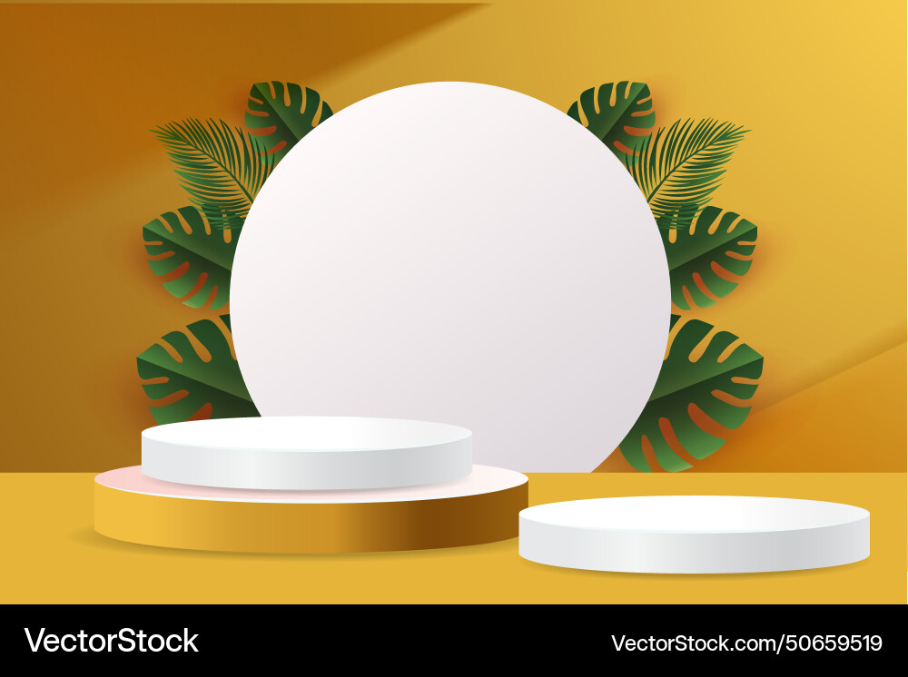 Simple podium background Royalty Free Vector Image
