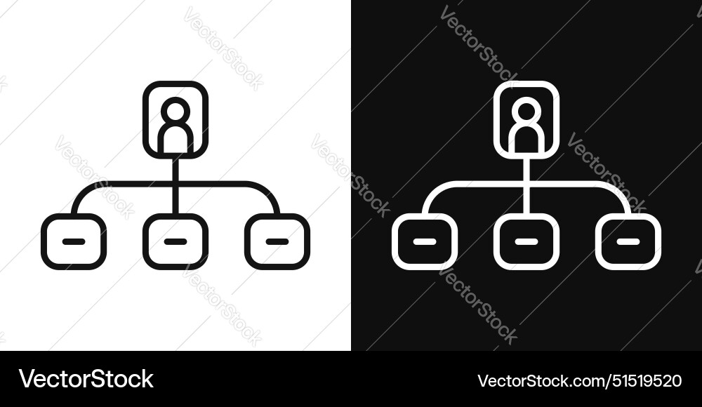 Chart tree icon Royalty Free Vector Image - VectorStock