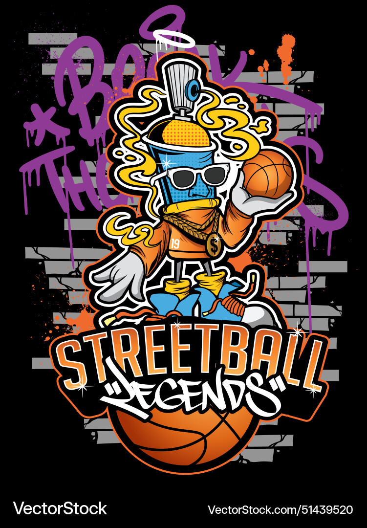Graffiti character Royalty Free Vector Image - VectorStock