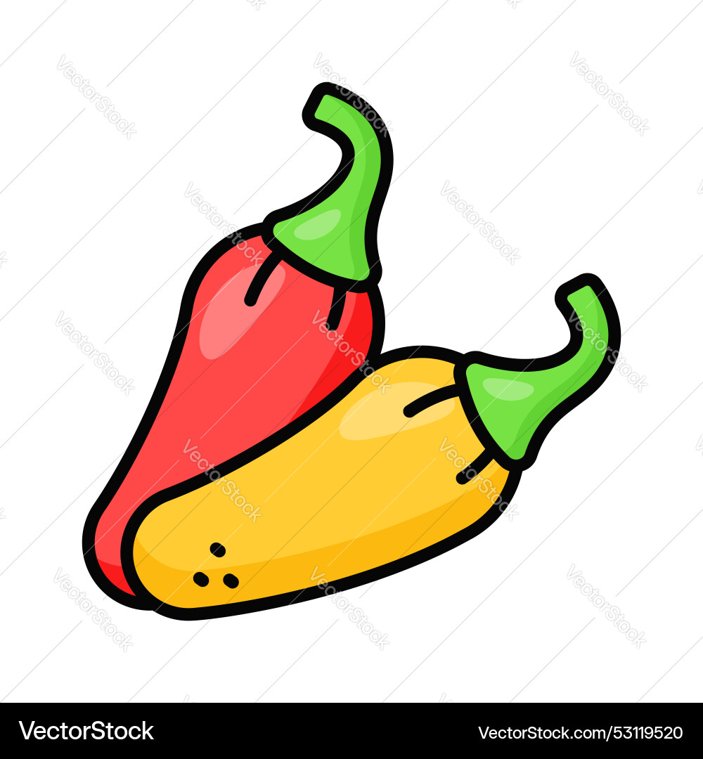 Jalapeno Royalty Free Vector Image - VectorStock