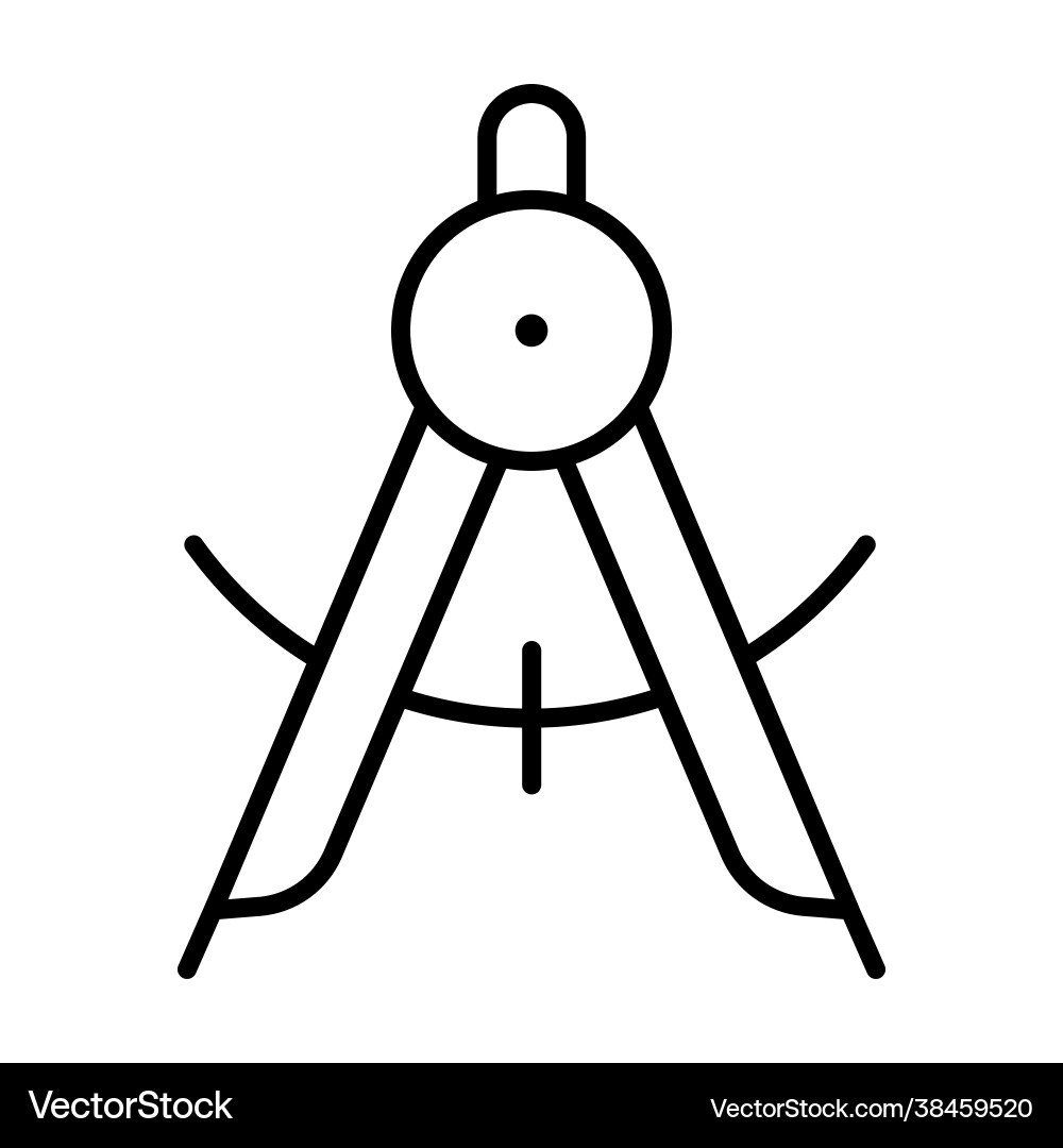 Monochrome linear dividers icon Royalty Free Vector Image