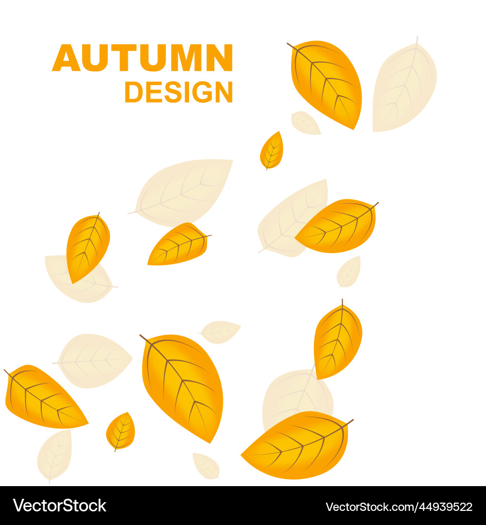 Abstract autumn background Royalty Free Vector Image