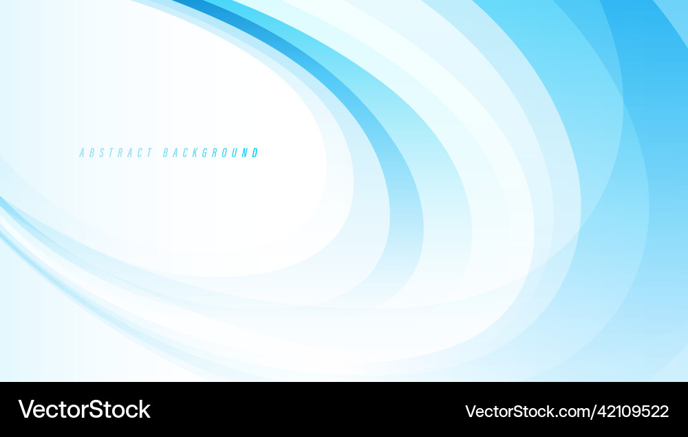 Abstract Blue Light Wave Background Royalty Free Vector