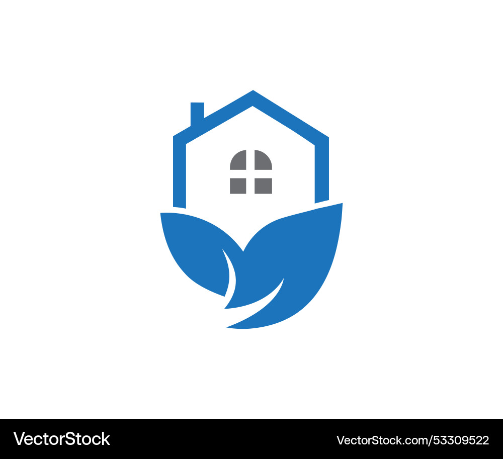 Home logo design template Royalty Free Vector Image