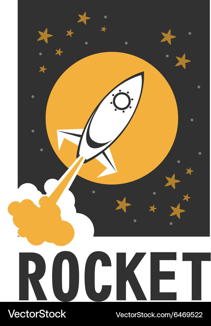 Rocket logo Royalty Free Vector Image - VectorStock