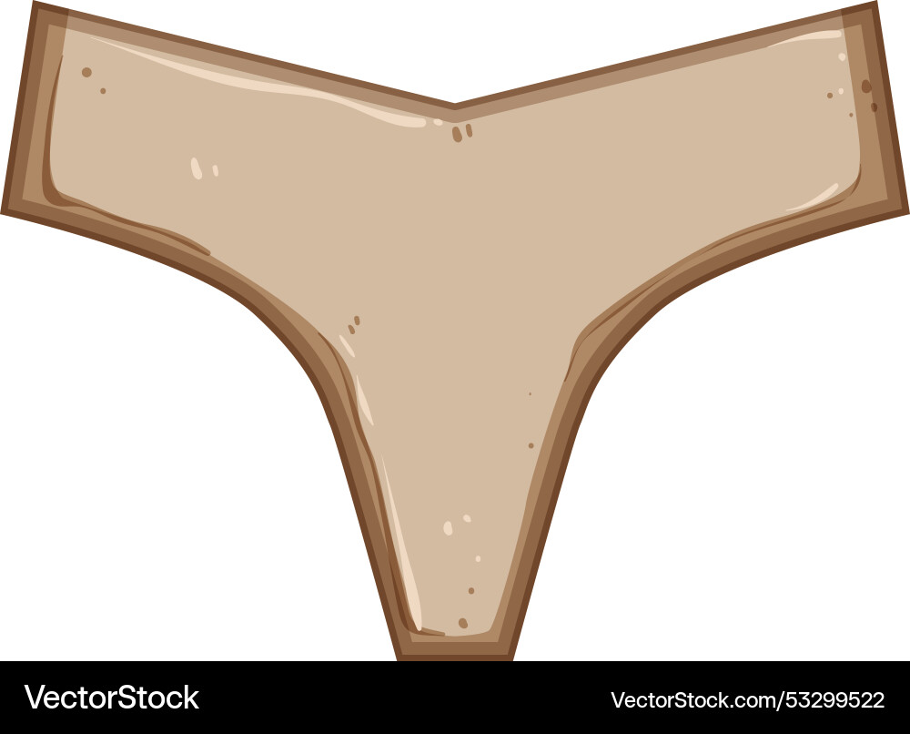Satin women panties cartoon Royalty Free Vector Image