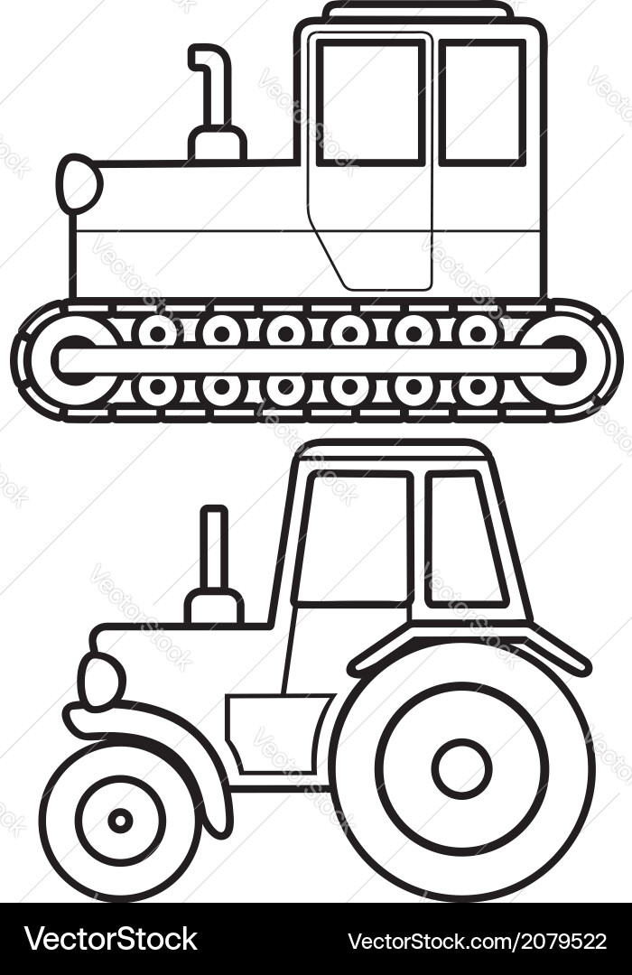 Tractor Royalty Free Vector Image - VectorStock