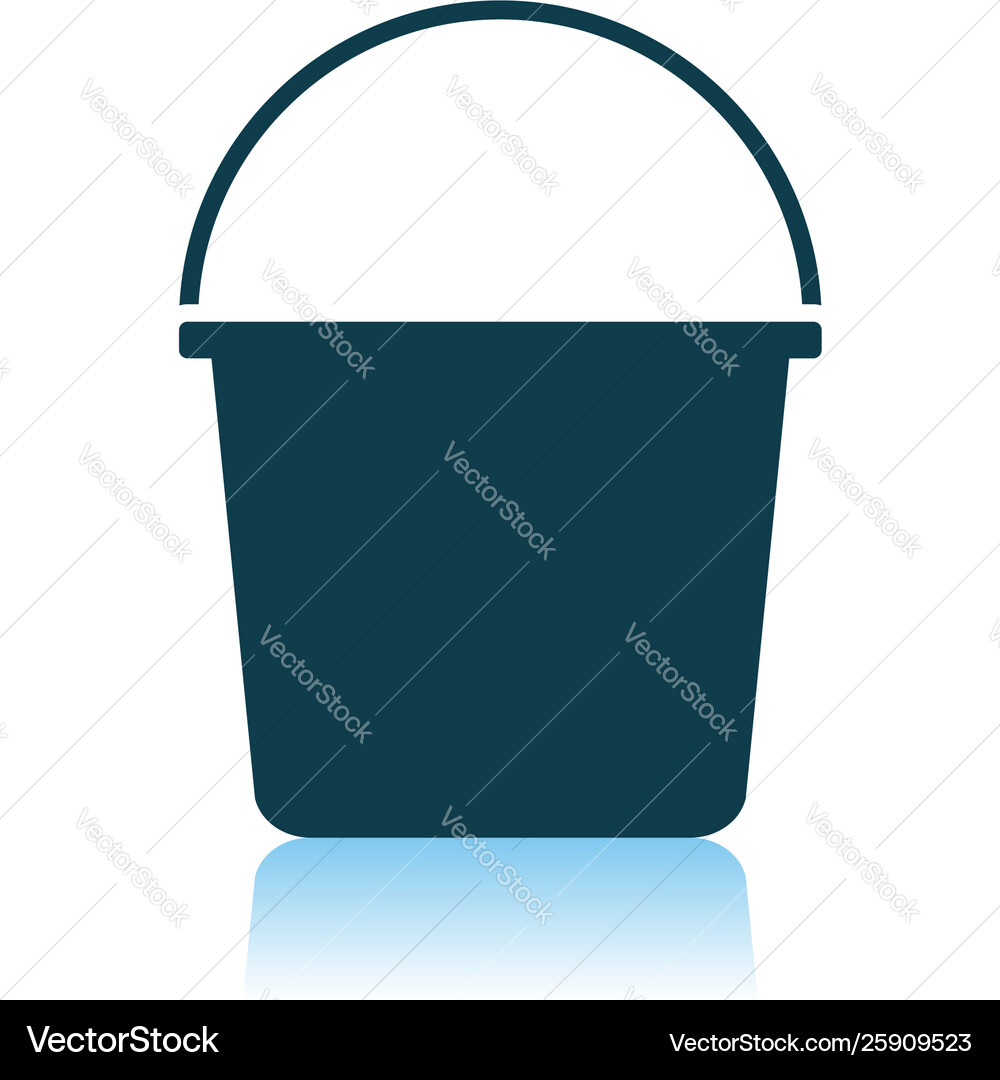 Bucket icon Royalty Free Vector Image - VectorStock
