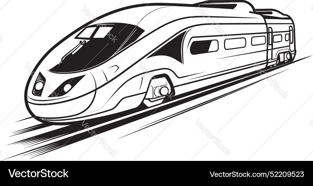 Sonic surge iconic emblem for high speed bullet Vector Image