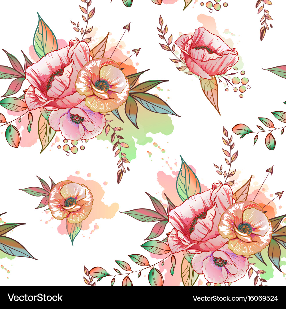 Pattern sumer romanse Royalty Free Vector Image