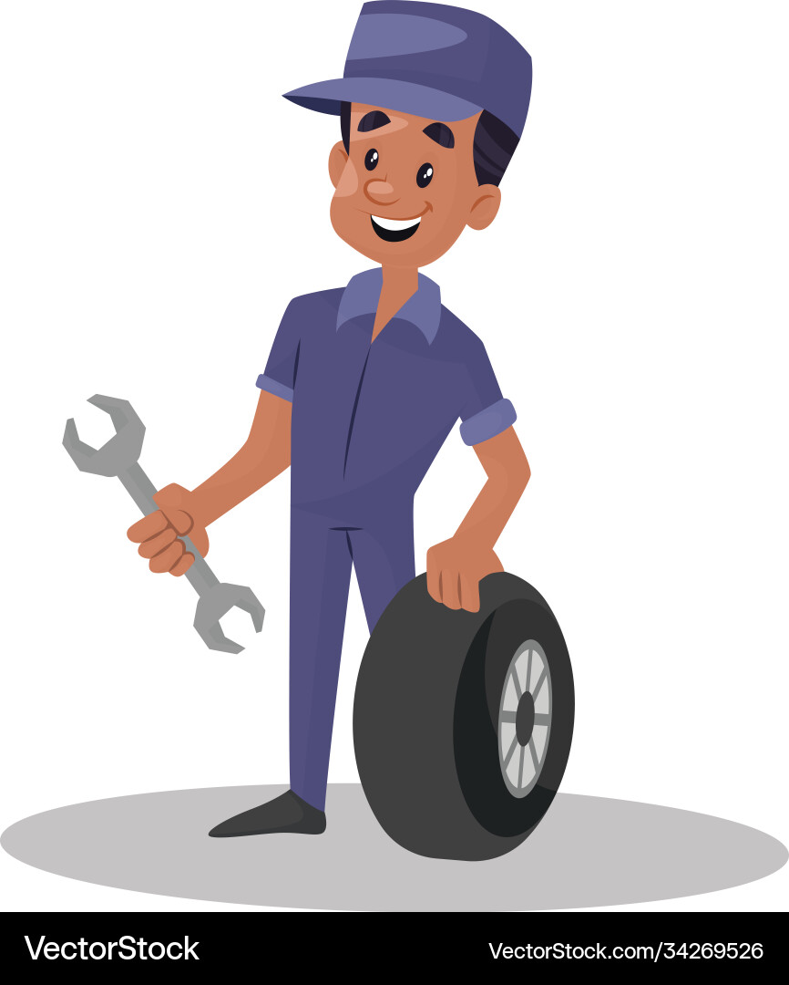 Mechanic Royalty Free Vector Image - VectorStock