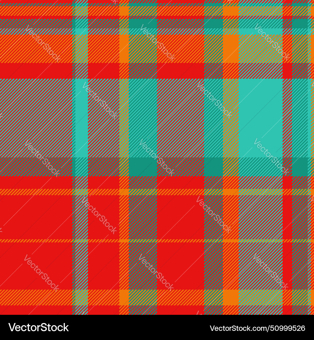 Textile design of textured plaid checkered fabric Vector Image