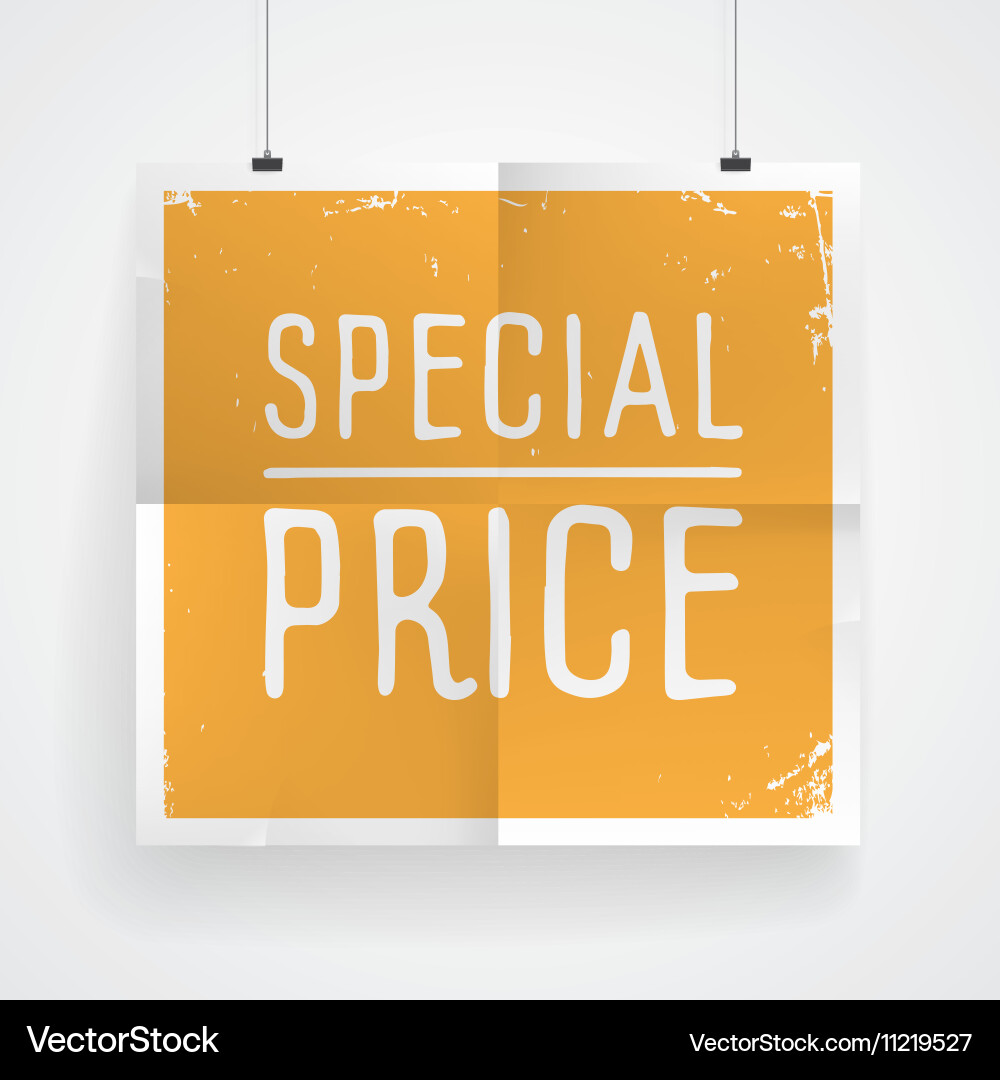 Poster for retail and commerce Royalty Free Vector Image