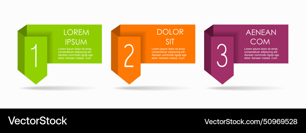 Infographic design template with place Royalty Free Vector