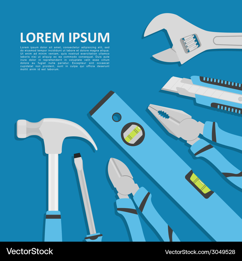 Tools background Royalty Free Vector Image - VectorStock