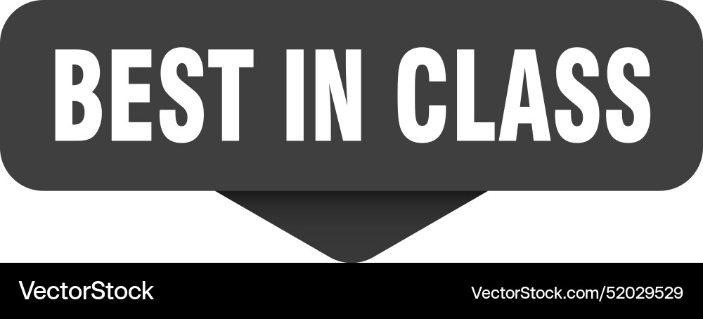 Best in class sticker sign Royalty Free Vector Image