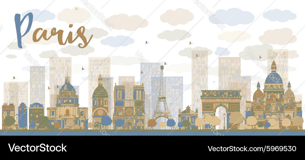 Paris Royalty Free Vector Image - VectorStock