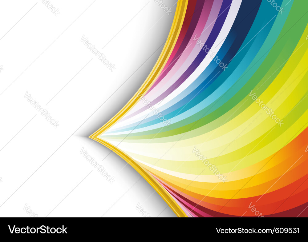 Abstract rainbow arrow banner Royalty Free Vector Image