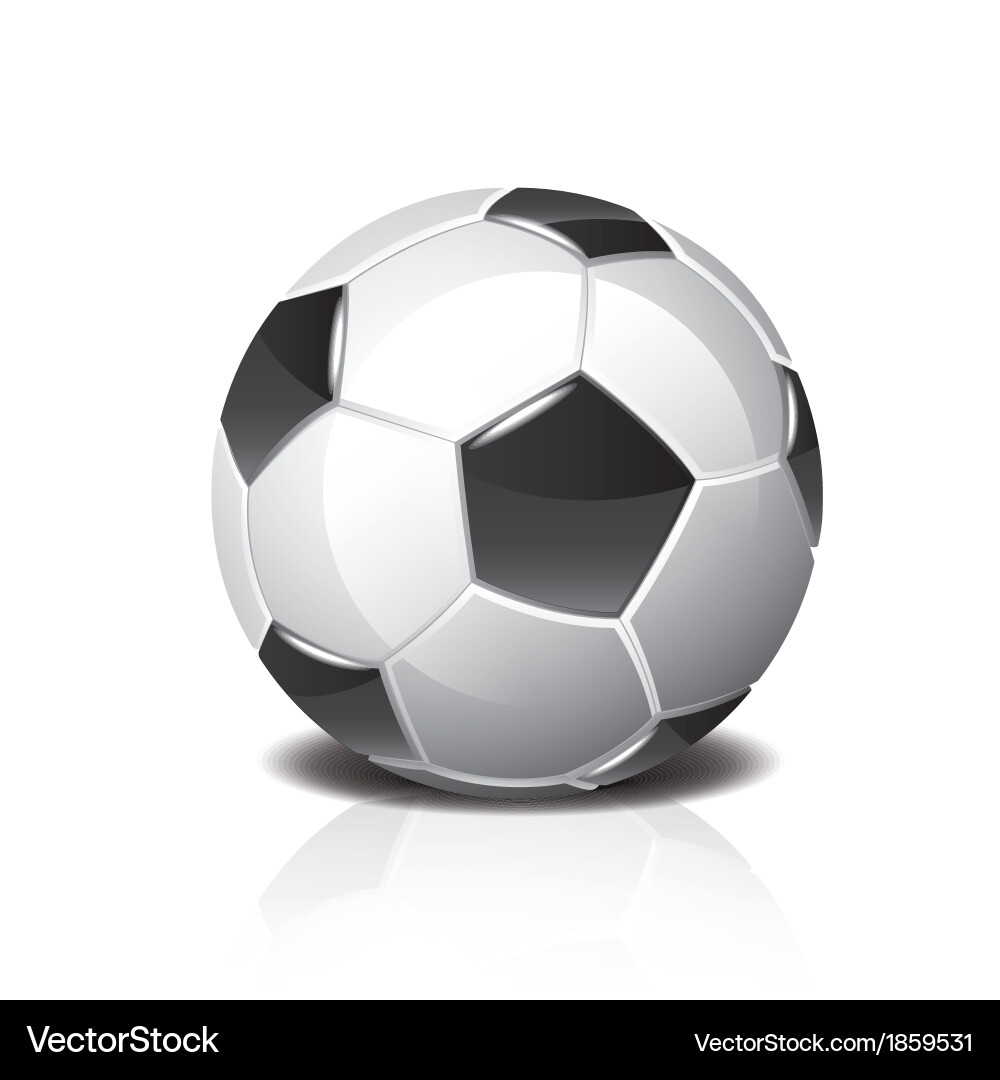 Object soccer ball Royalty Free Vector Image - VectorStock