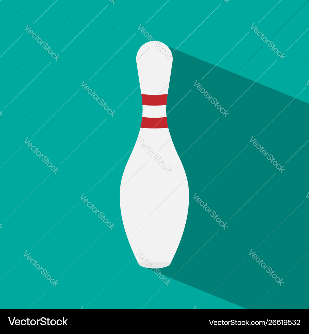 Bowling pin Royalty Free Vector Image - VectorStock