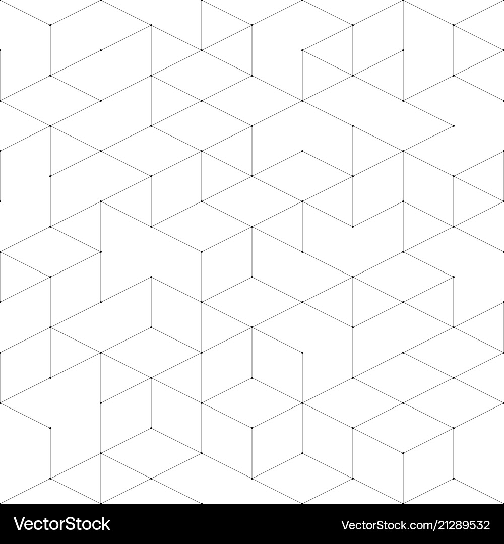 Connection seamless structure modern line art Vector Image