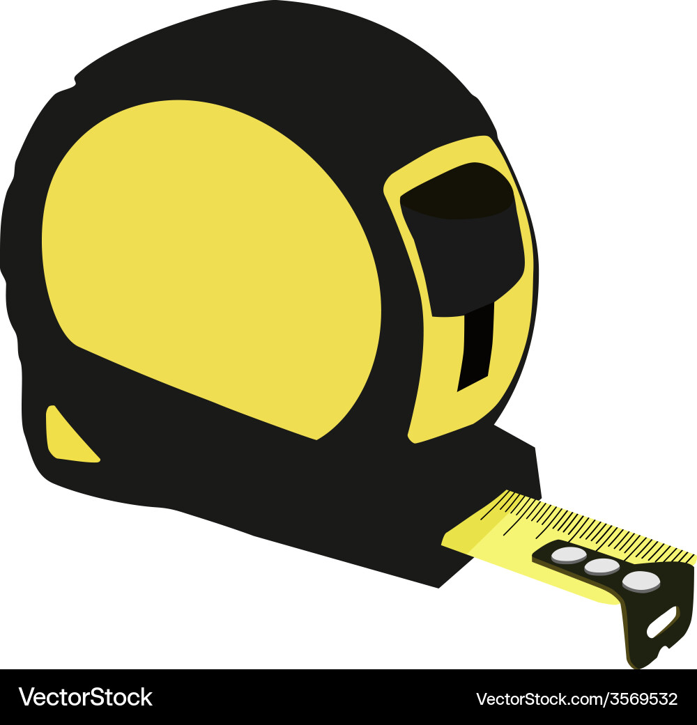Tape measure Royalty Free Vector Image - VectorStock