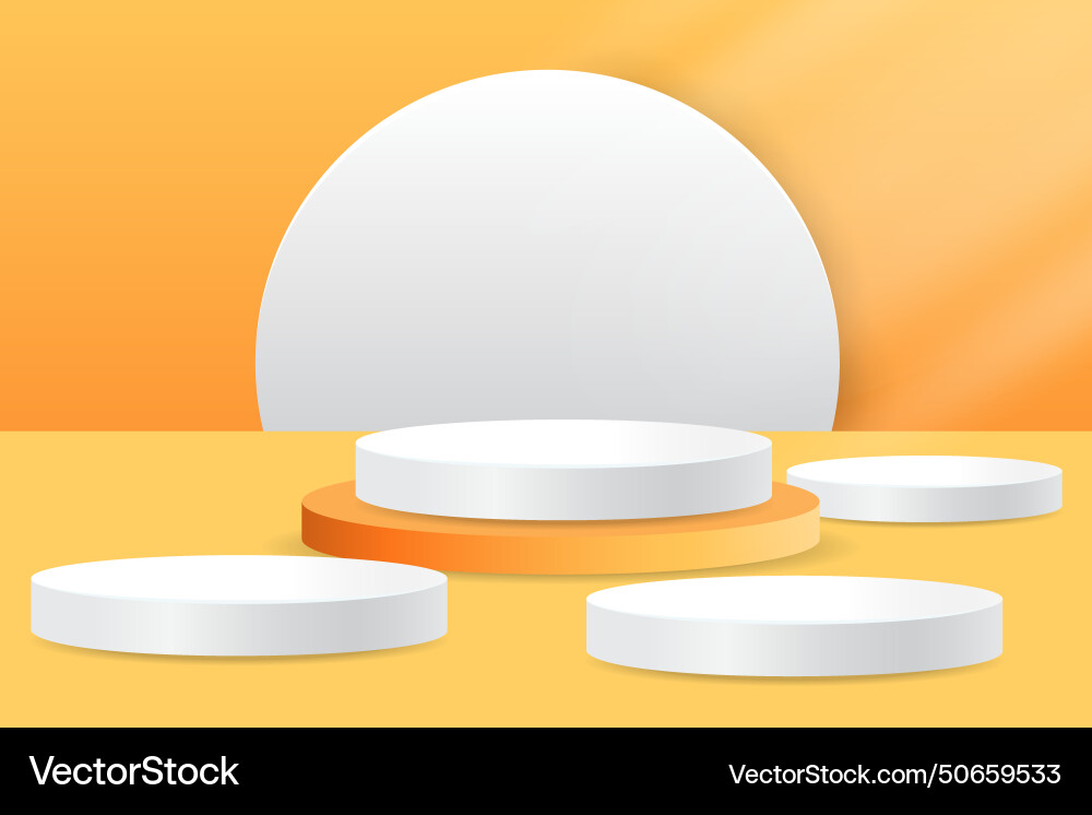 Simple podium background Royalty Free Vector Image