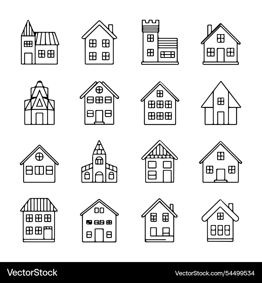 House icon design template Royalty Free Vector Image