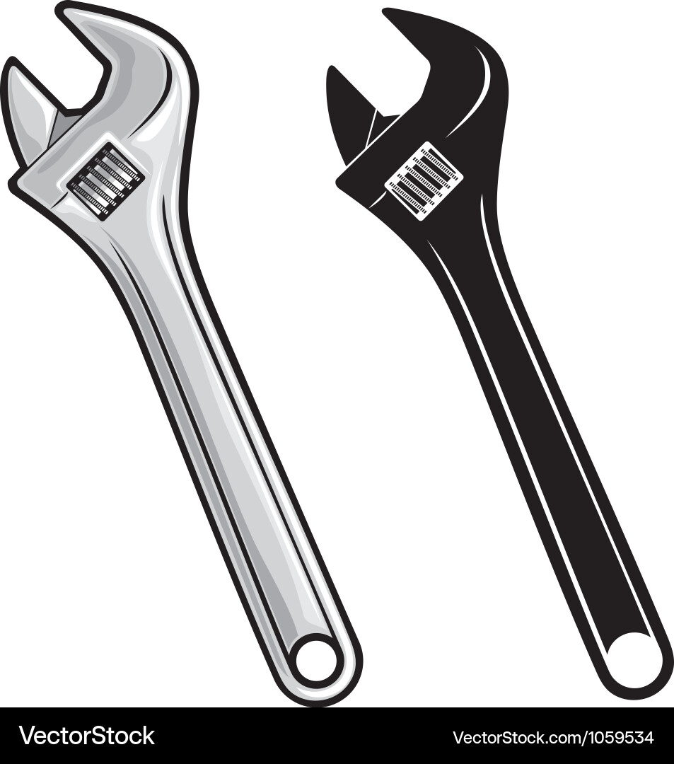 Wrench Royalty Free Vector Image - VectorStock
