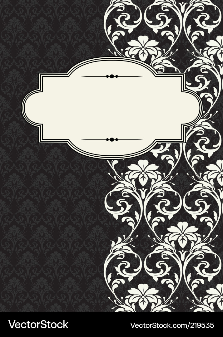 Floral Frame Ornament Royalty Free Vector Image