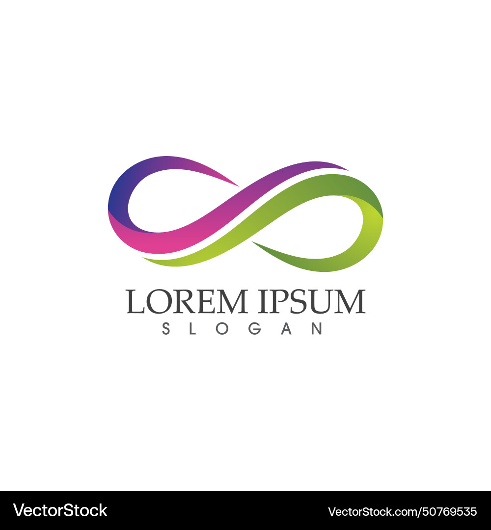 Infinity design Royalty Free Vector Image - VectorStock