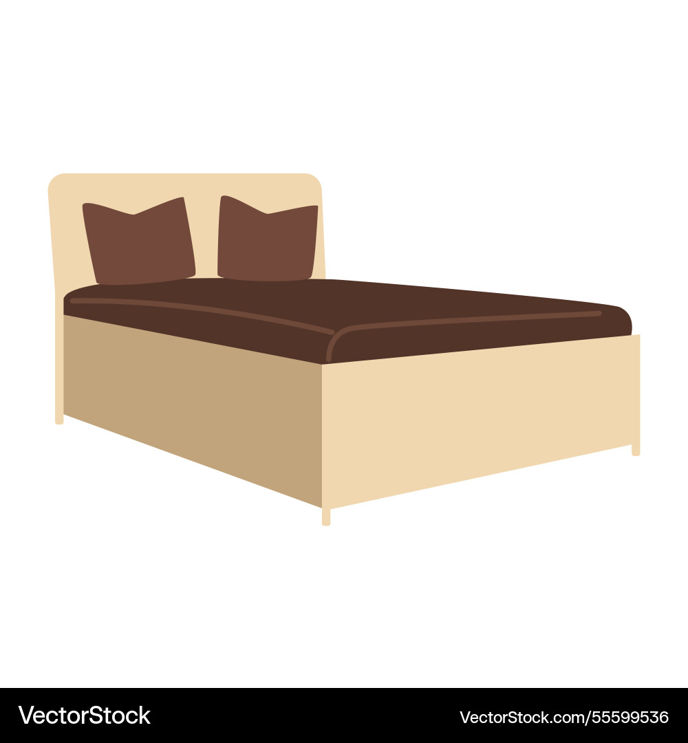 Bed clip art clip art bed Royalty Free Vector Image