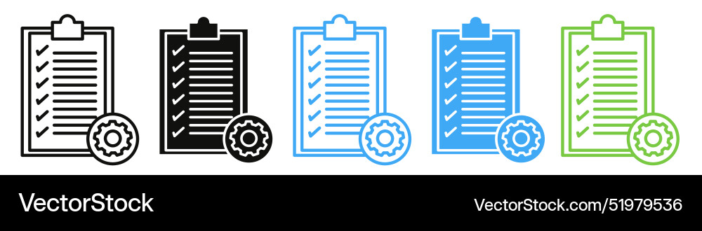 Project management icon mark in filled style Vector Image