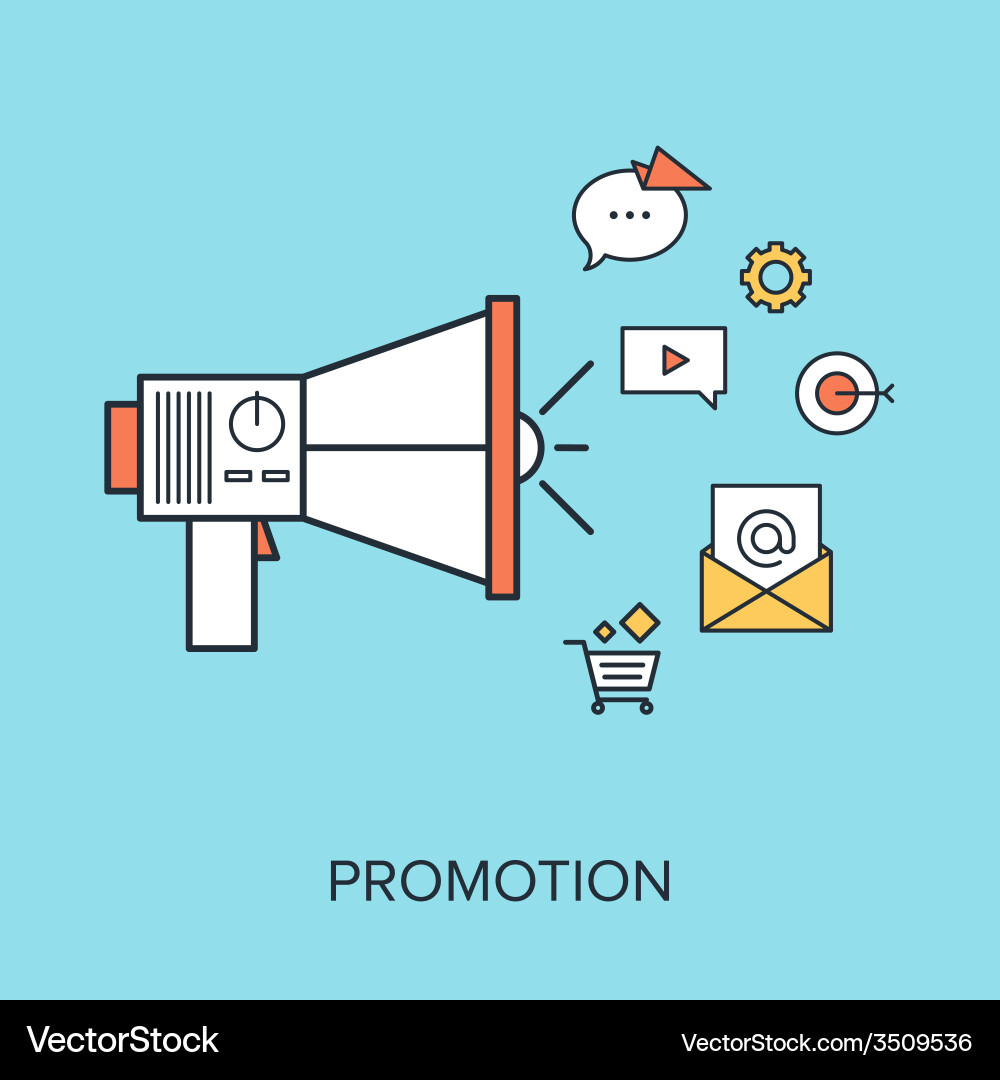Promotion Royalty Free Vector Image - VectorStock