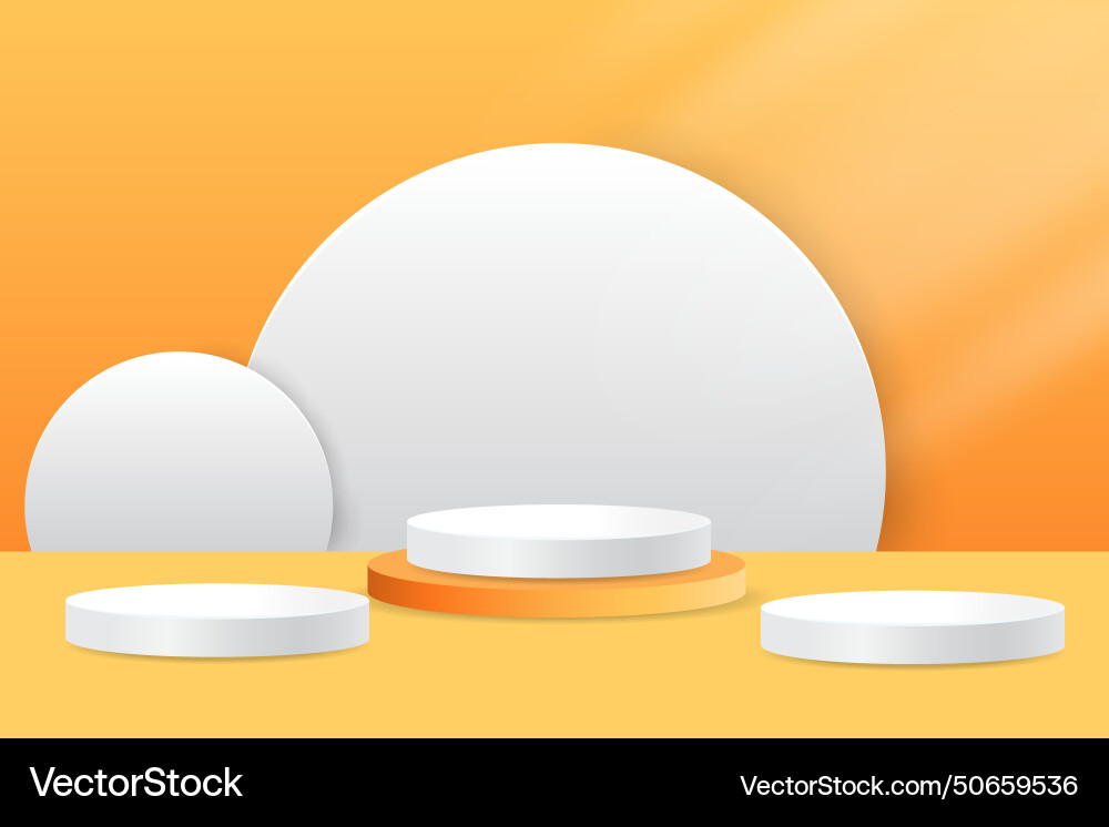 Simple podium background Royalty Free Vector Image